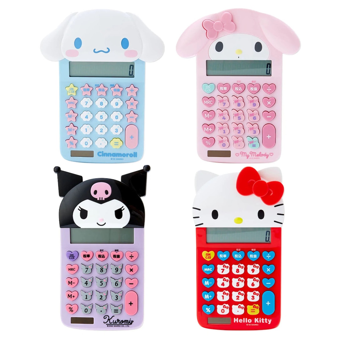 Japan Kawaii Cartoon Character 12 Digit Calculator (face) - Etsy