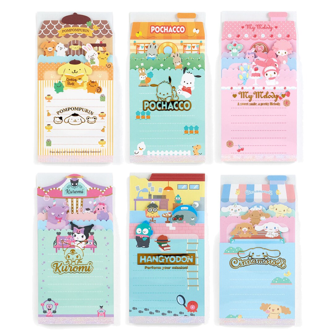 Japan Kawaii Cartoon Character Memo friend - Etsy