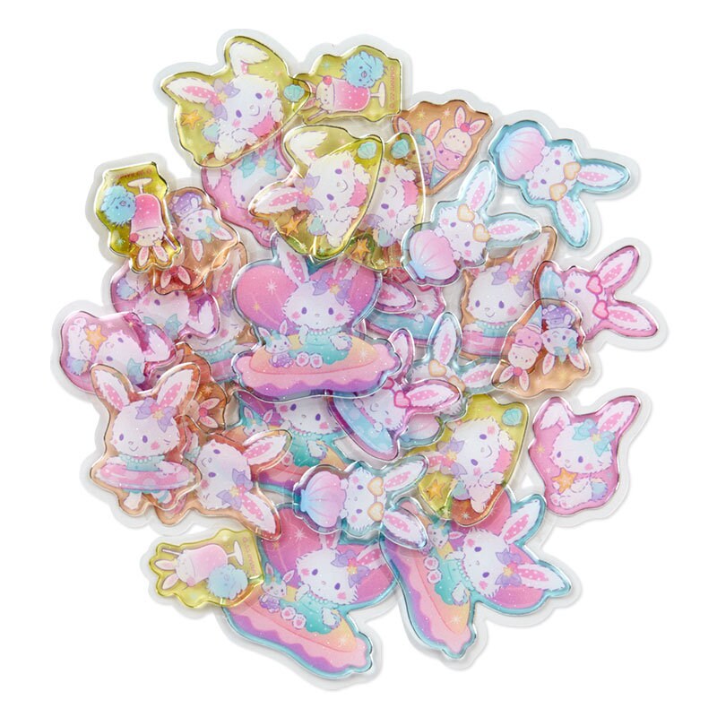 Japan Kawaii Cartoon Character Clear Flake Sticker Pack | Etsy