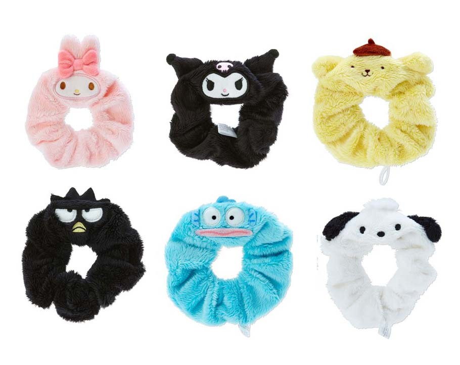 Japan Kawaii Cartoon Characters Scrunchies Ponytail Holder - Etsy