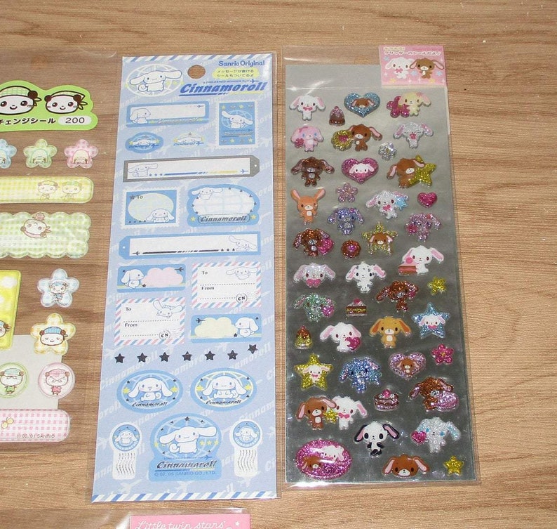 Japan Kawaii Cartoon Character Sticker old School | Etsy