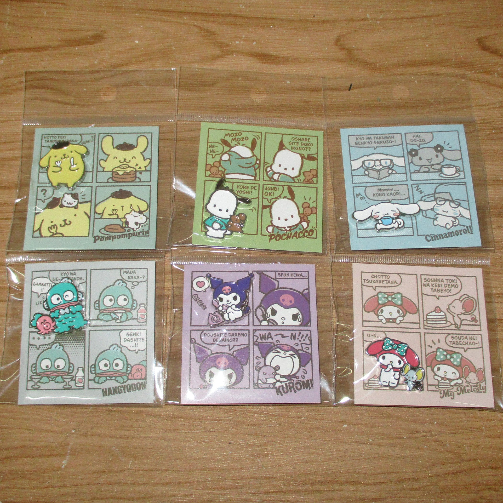 Japan Kawaii Cartoon Character Metal Brooch Pin - Etsy