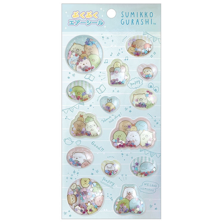 Japan San-x Rilakkuma / Sumikko Gurashi Bubble Sticker Seal - Etsy