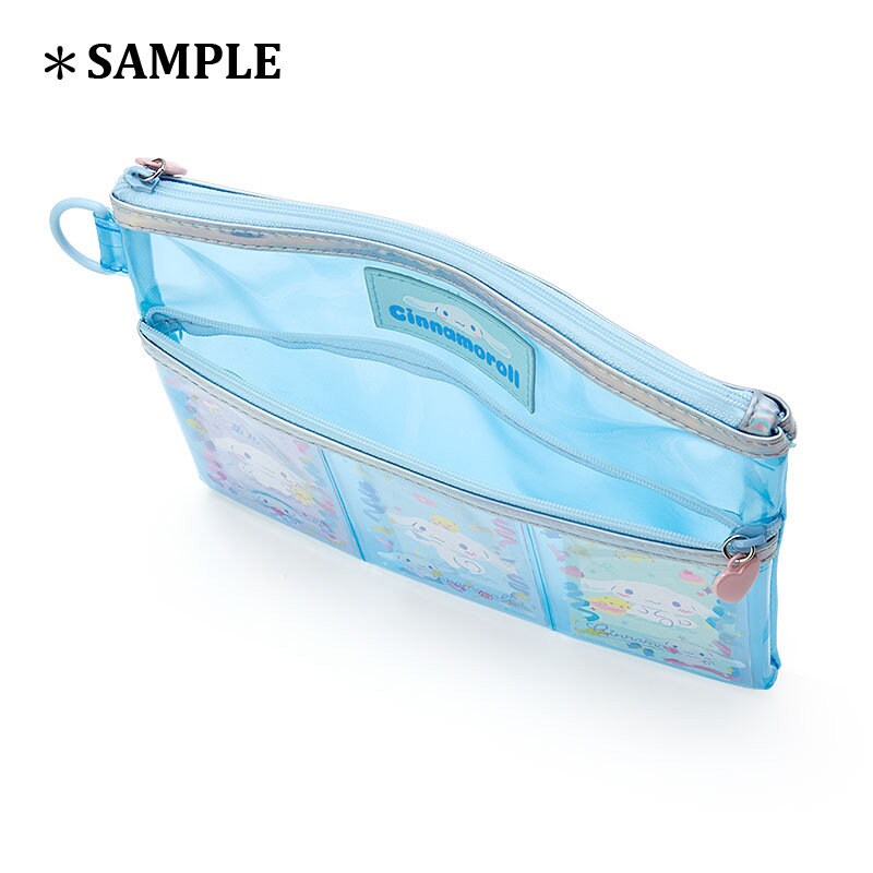 Japan Kawaii Cartoon Characters Clear Two Layer Pencil Case Pen Pouch ...