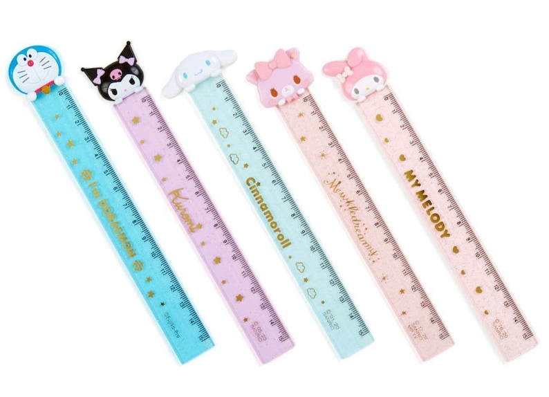 Japan Kawaii Cartoon Character Ruler mini Face - Etsy