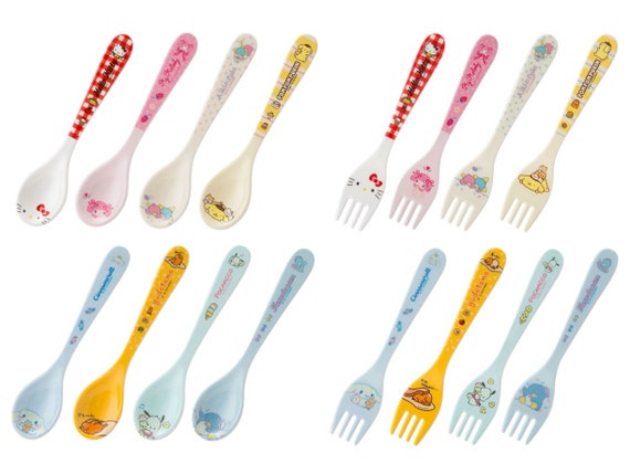Japan Kawaii Cartoon Character Plastic Tableware Spoon / Fork - Etsy