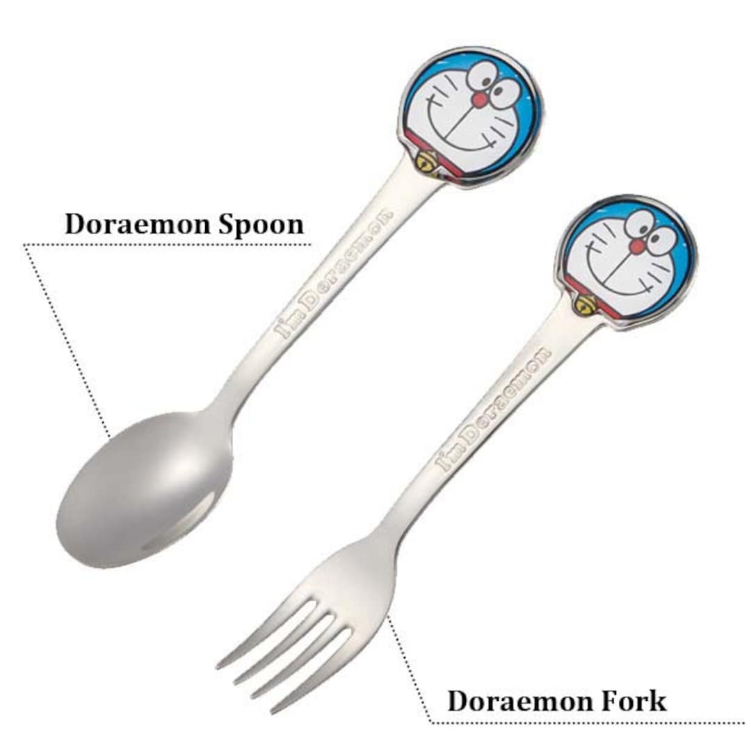 Japan Kawaii Cartoon Character Stainless Steel Small Spoon & Fork - Etsy
