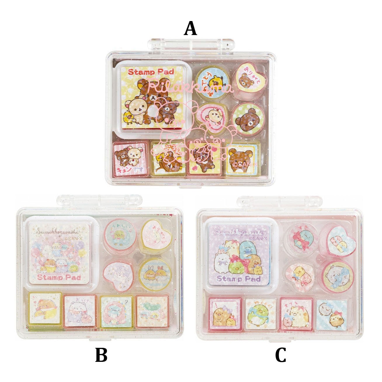 Japan San-x Rilakkuma / Sumikko Gurashi Stamp Set - Etsy