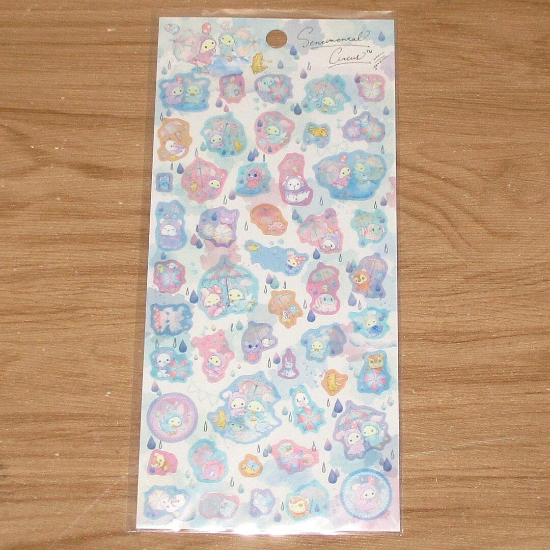 Japan San-x Rilakkuma / Jinbesan / Sentimental Circus Sticker Seal - Etsy