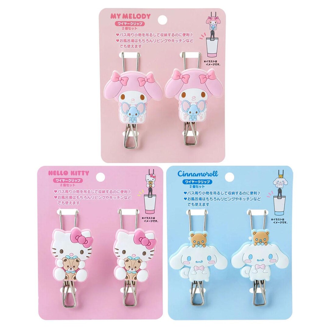 Japan Kawaii Cartoon Character Wire Clip - Etsy