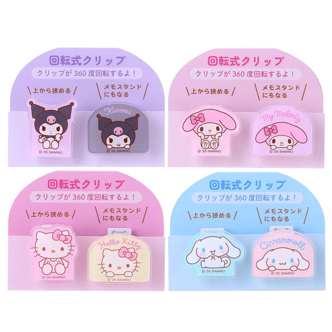 Japan Kawaii Cartoon Character Paper Clips - Etsy