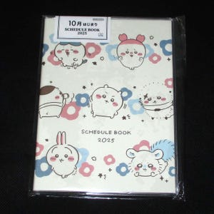 Japan Ado Mizumori / Moomin / Chiikawa / Mofusand 2025 A6 Monthly ...