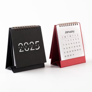 2025 Photo Desk Calendar, Desk Decor Photo Collage, Unique Personalized ...