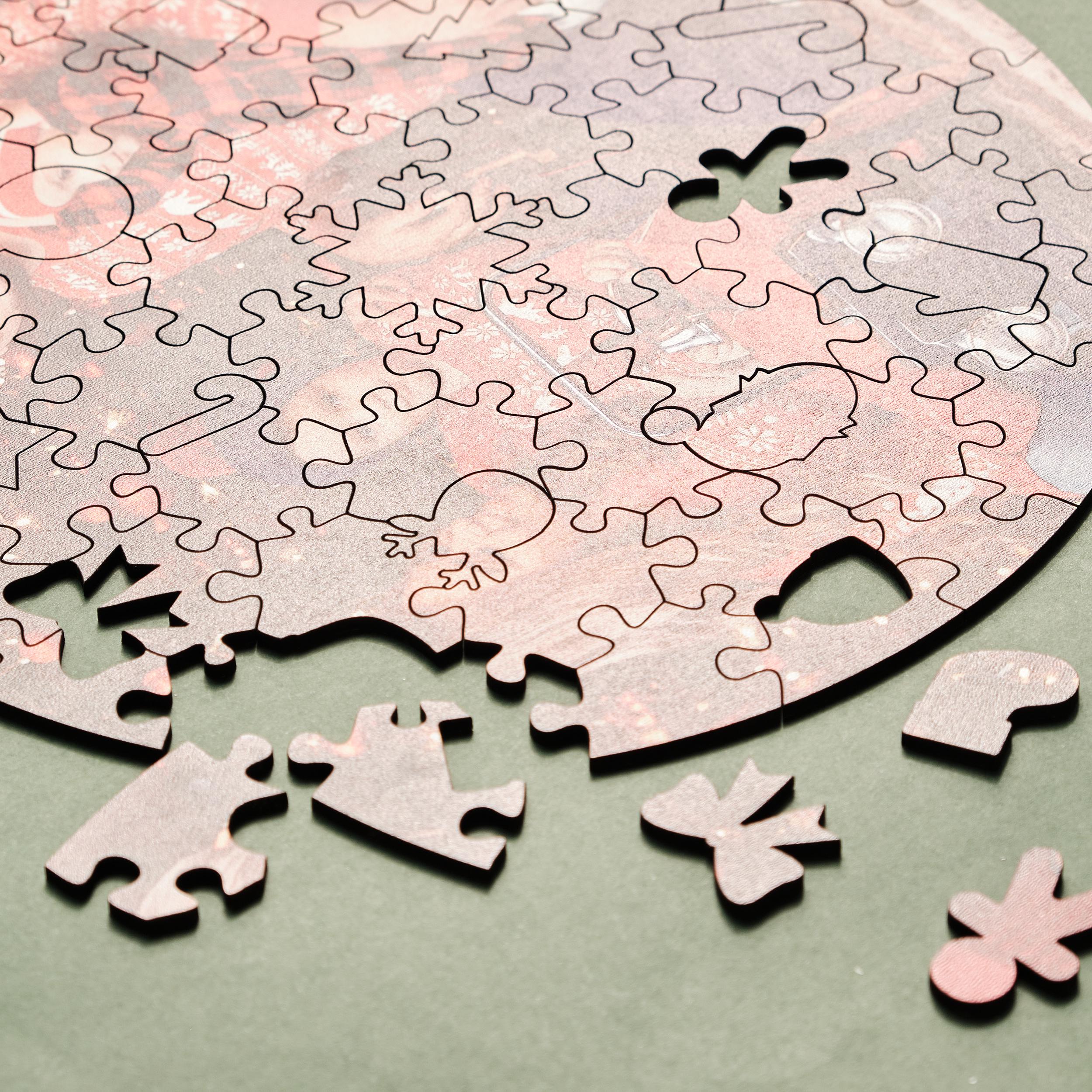 Personalized Wooden Christmas Puzzle, Custom Photo Jigsaw Gift for Mom ...