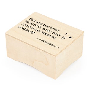 Music Box With Custom Song, Gifts for Boyfriend, Girlfriend, Couples ...