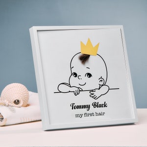 Custom Baby First Hair Keepsake Box - Perfect for Baby Shower, New Mom ...