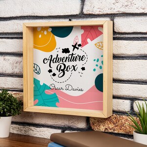 Adventure Box Custom Shadow Box as Ticket Stub Holder for a Travel ...