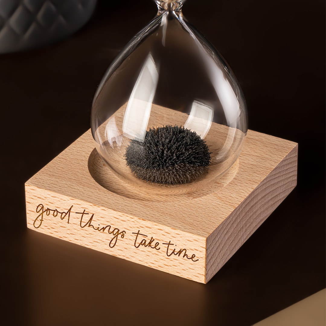 Custom Hourglass, Magnetic Hourglass, Engraved Sand Timer, Personalized ...