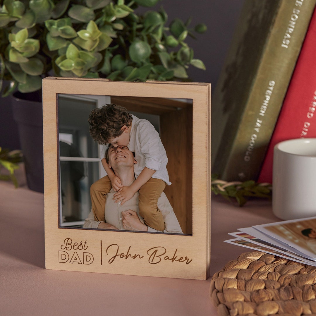Best Dad Photo Frame With Photo Prints - Personalized Photo Collage ...