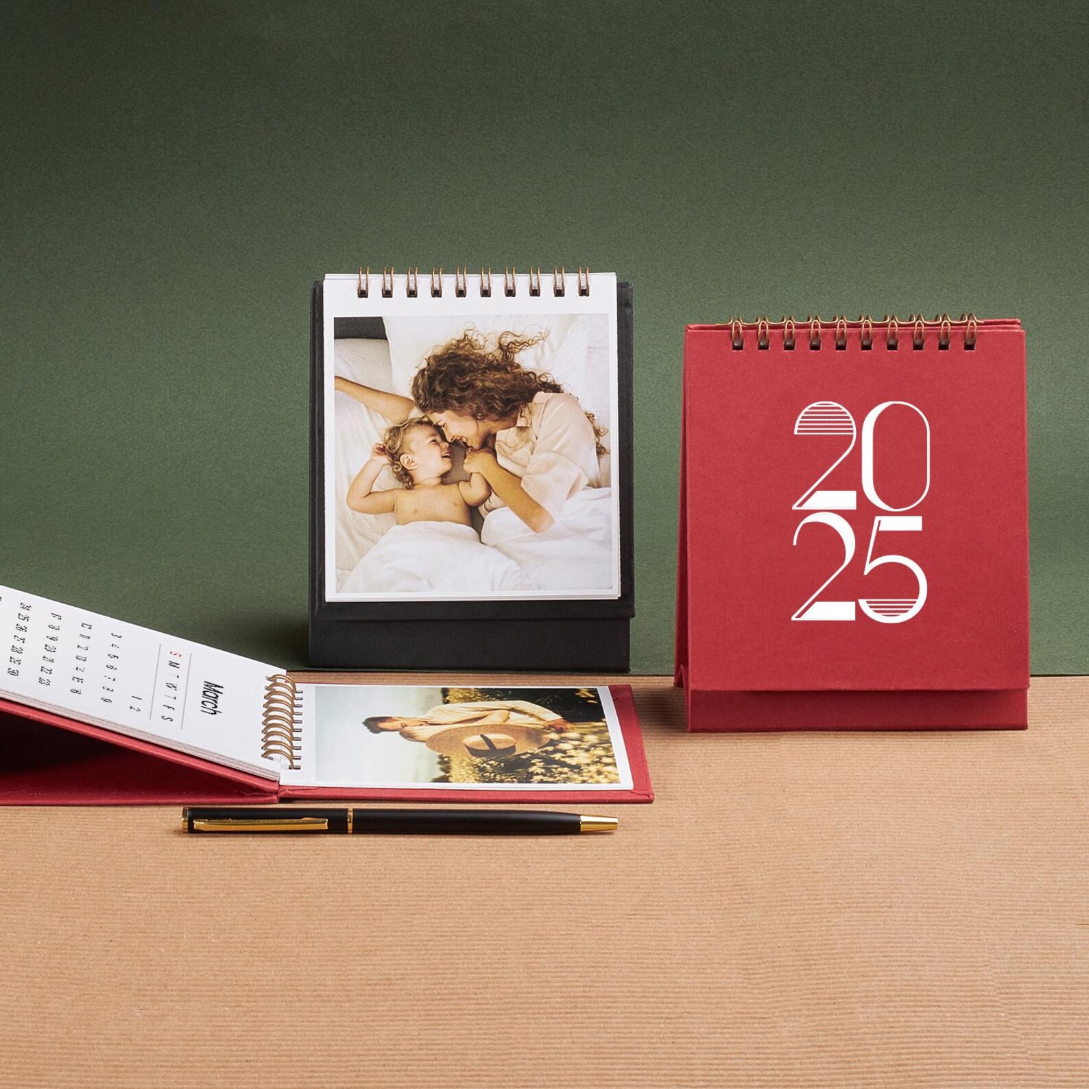 2026 Custom Photo Desk Calendar, Unique Personalized Photo Gift ...