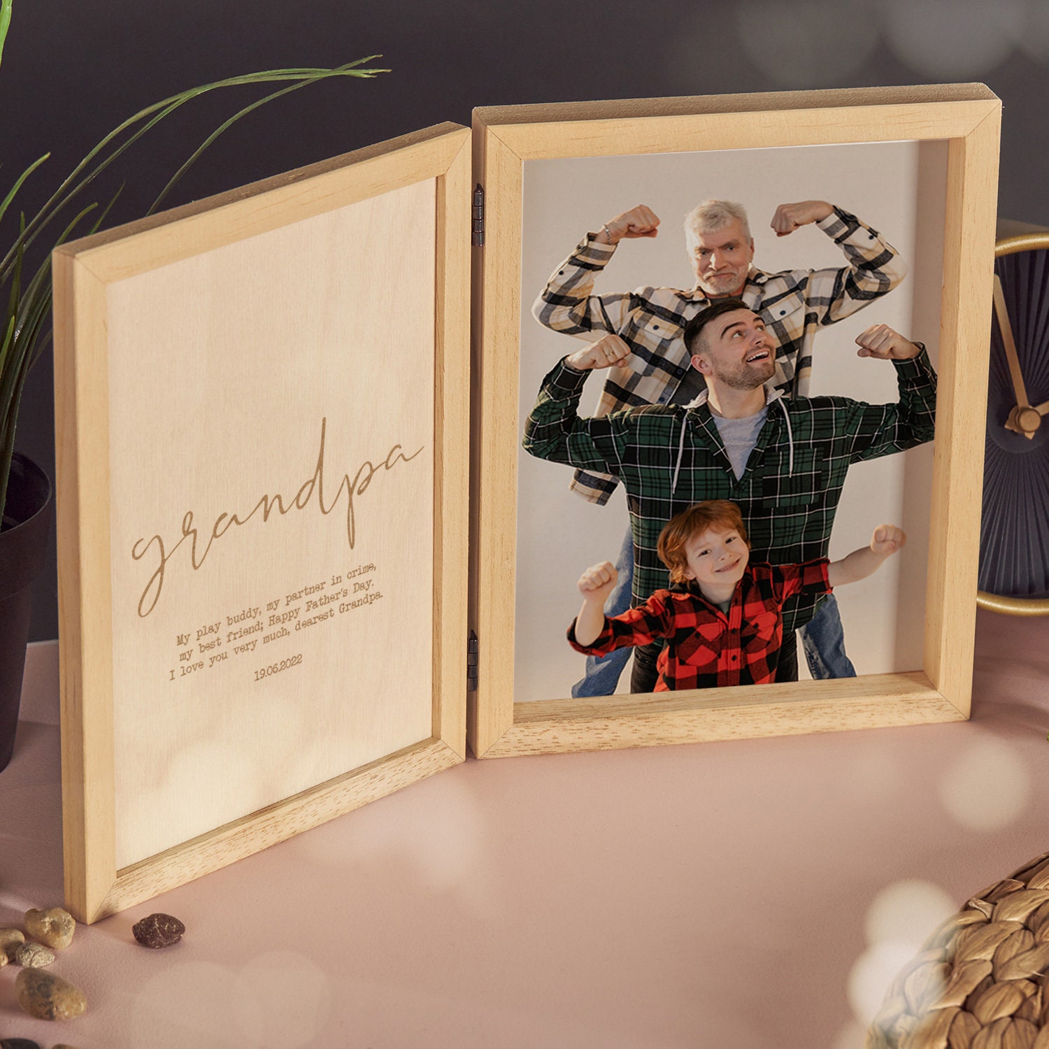 Custom Grandpa Picture Frame, Unique Gifts for Dad, Grandpa, Husband ...
