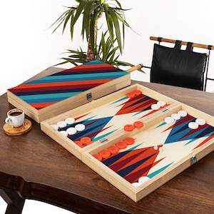 Personalized Wood Backgammon Set Luxury Christmas Gift, Custom Wood ...