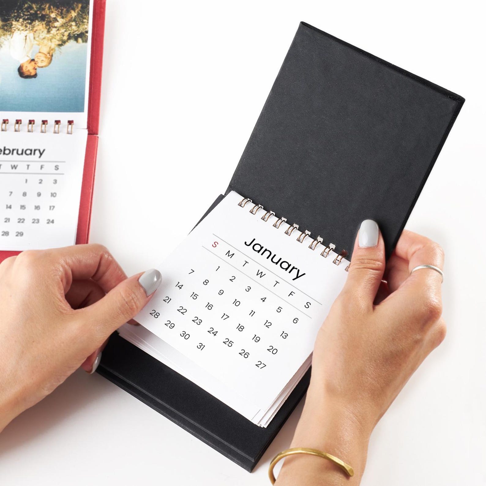 2026 Custom Photo Desk Calendar, Unique Personalized Photo Gift ...