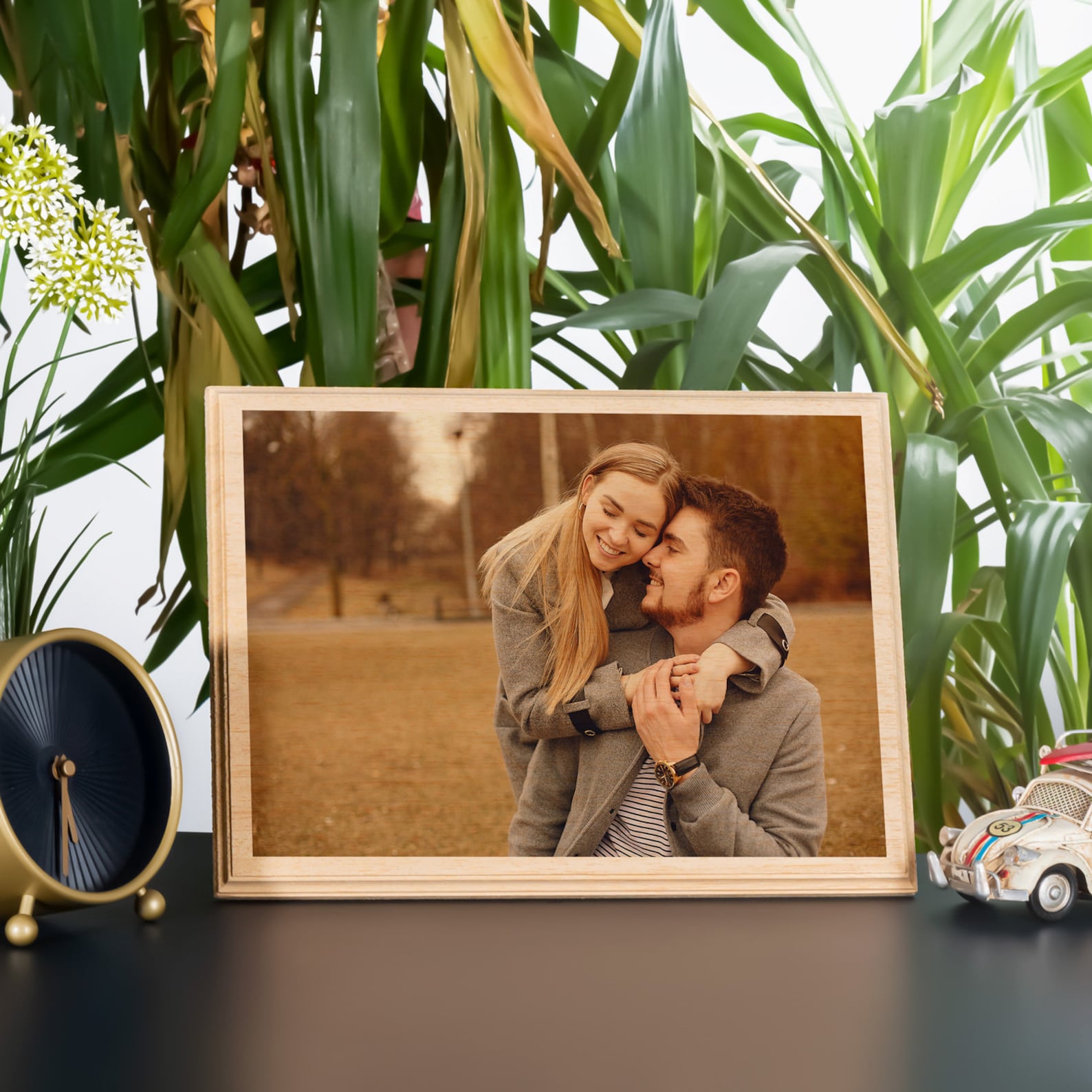 Foto personalizada en madera foto grabada en madera con - Etsy España