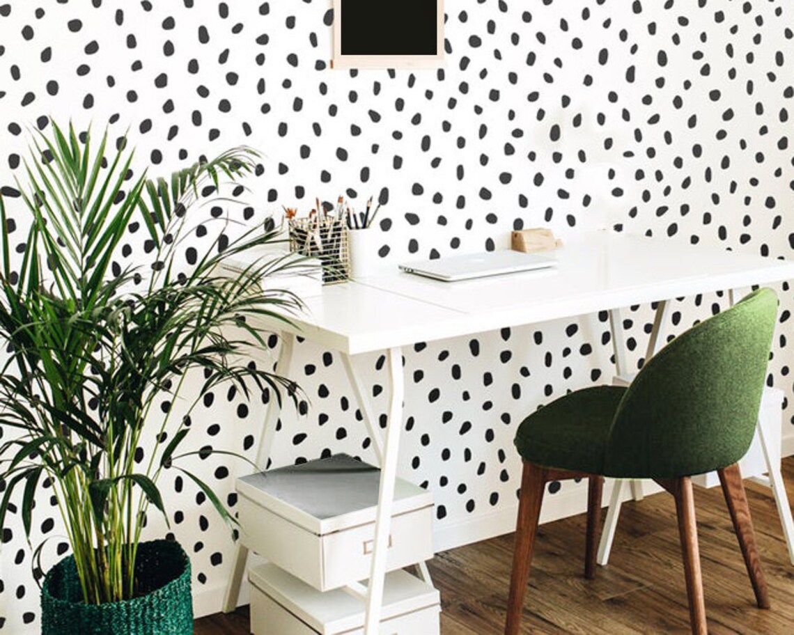 Polka Dot Wall Decals Dalmatian Stickers Boho Polka Dots - Etsy