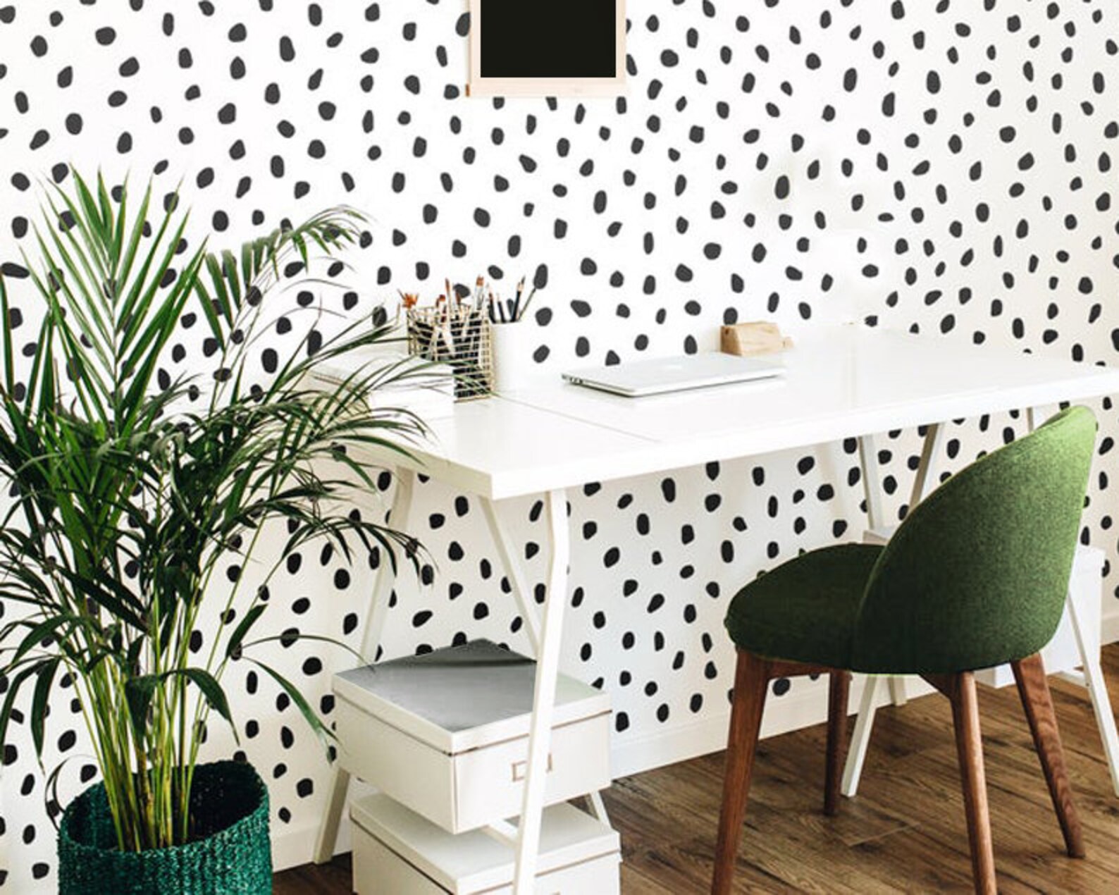 Polka Dot Wall Decals Dalmatian Stickers Boho Polka Dots - Etsy