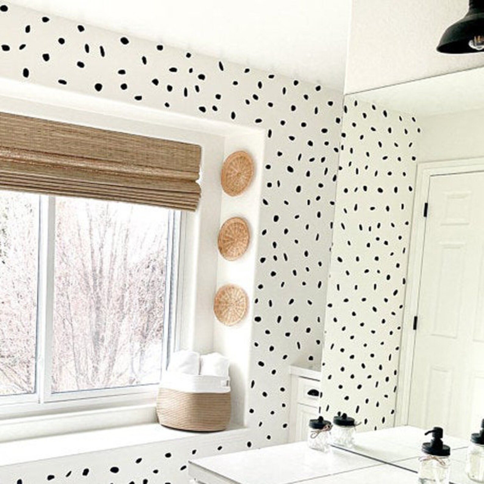 Polka Dot Wall Decals Dalmatian Stickers Boho Polka Dots - Etsy