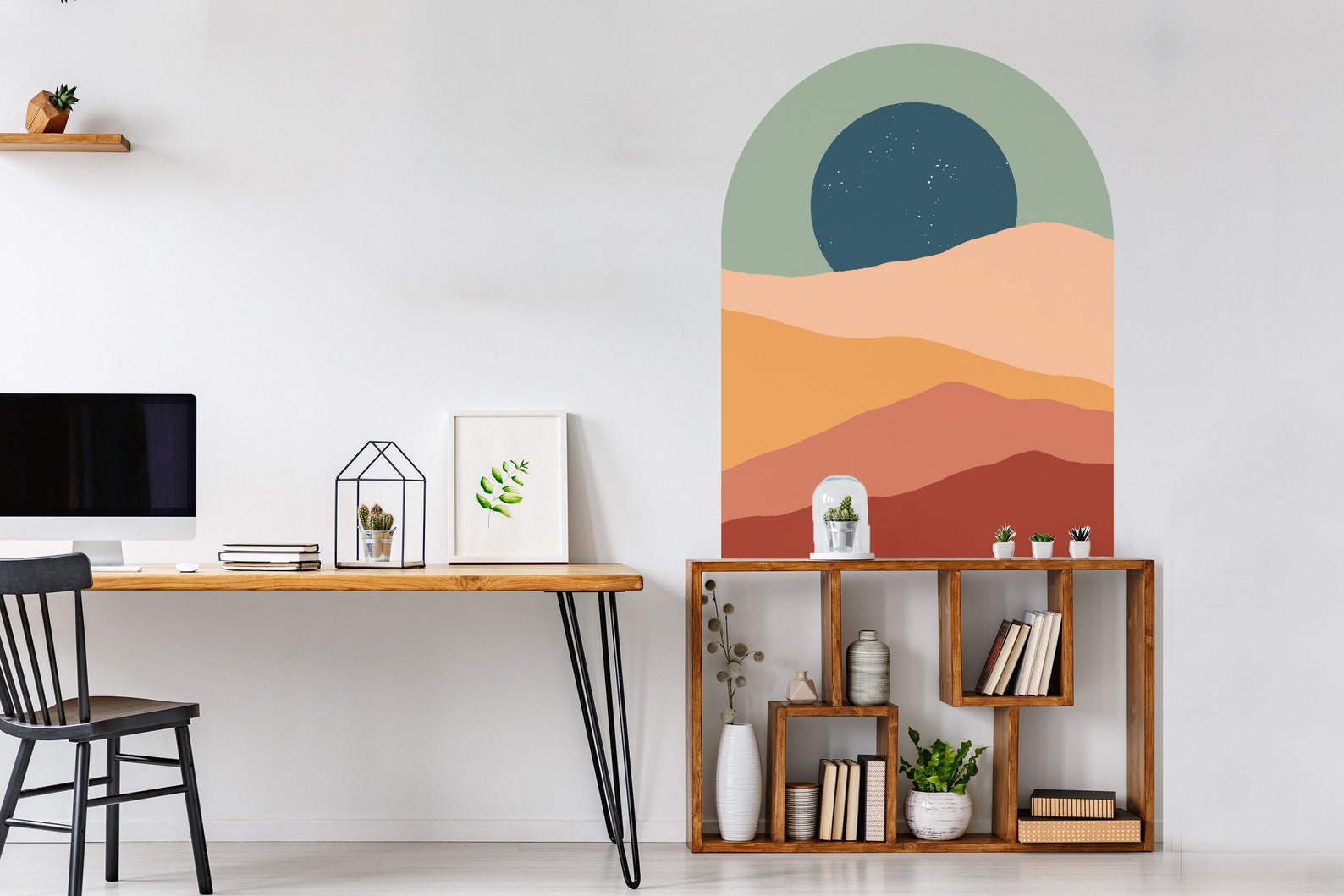 Sun Wall Decal Bed Arch Sticker Arch Headboard Wall Decal - Etsy