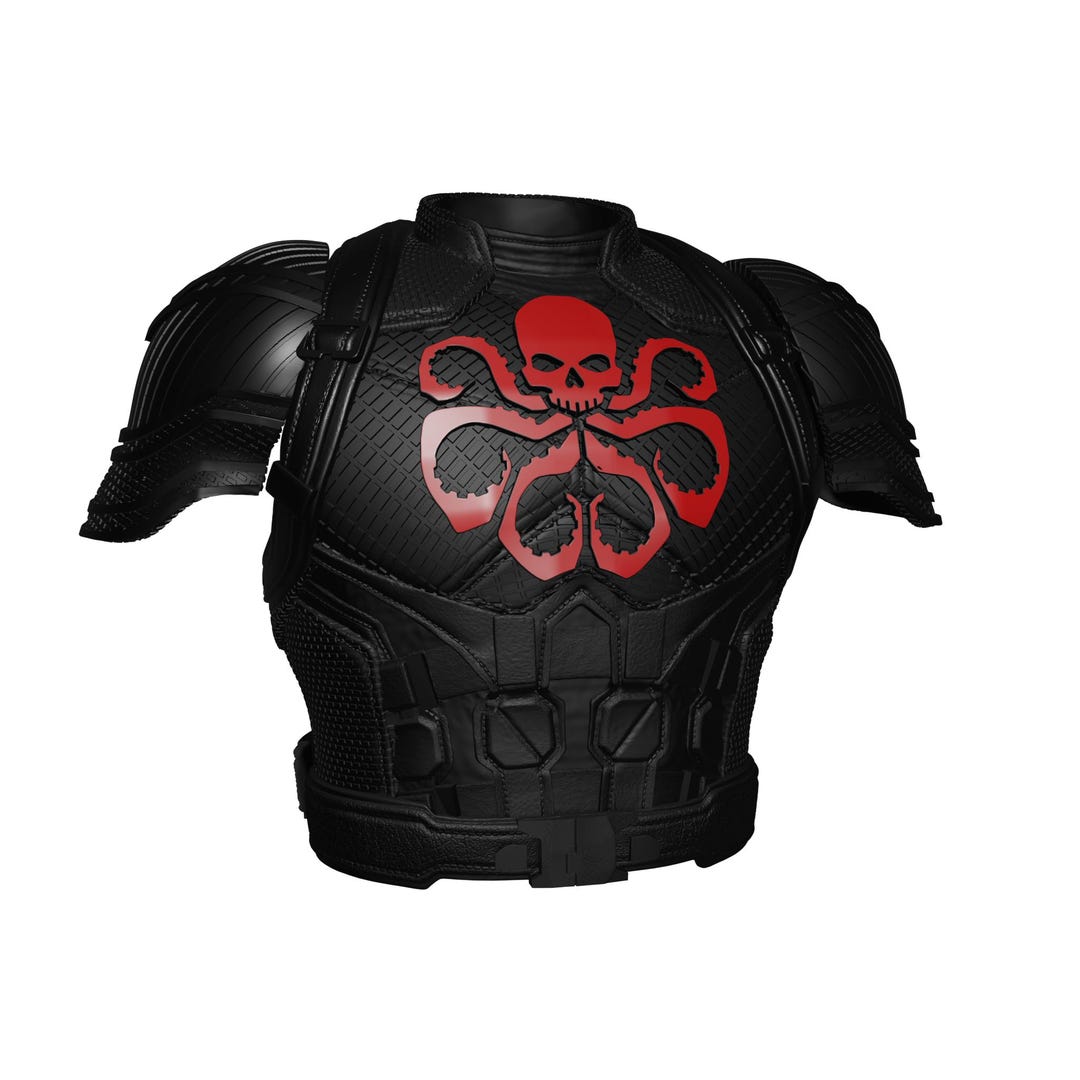 1/6 Scale Action Figure Chest Armor: Captain USA (hydra) - Etsy