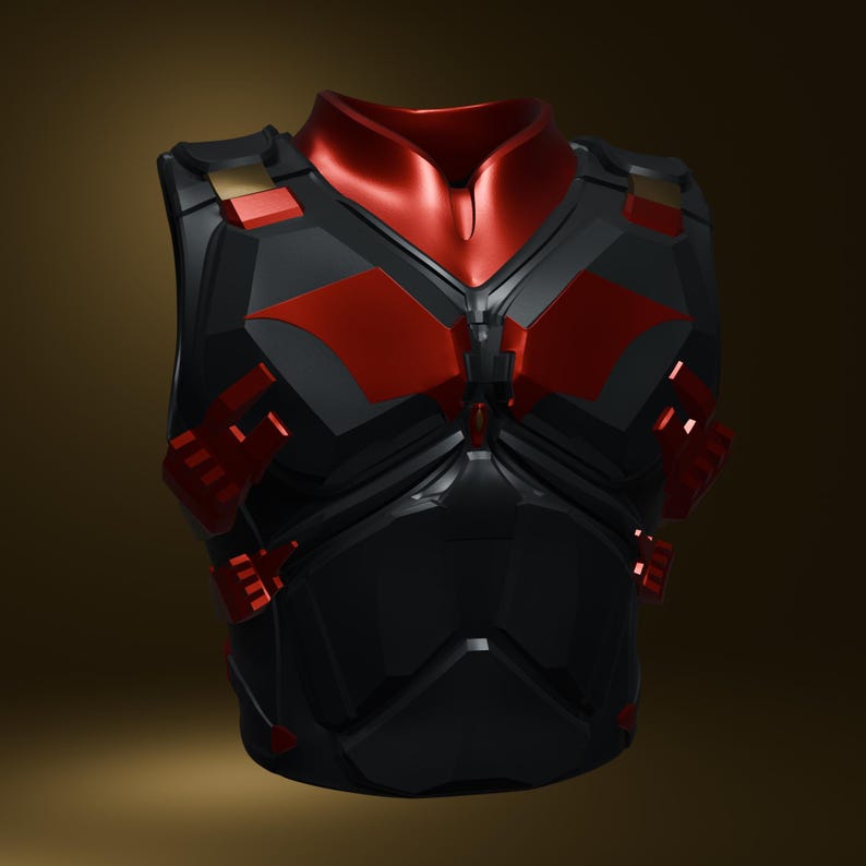 1/18 Scale Action Figure Chest Armor: Red Hood V1 (storm Shadow) - Etsy