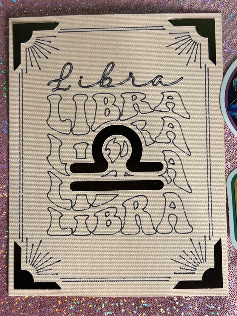 Zodiac Sign Libra Birthday Card Tulip My Favorite Libra Happy Birthday ...