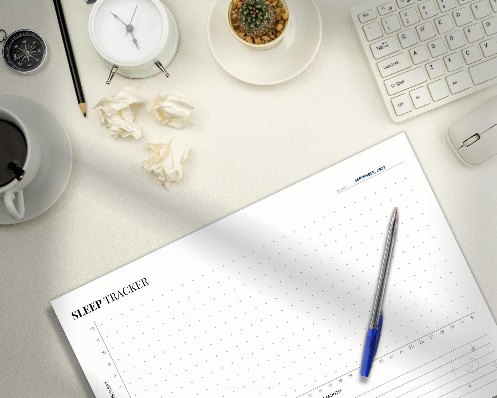 Sleep Tracker Printable Monthly Sleep Log Sleep Quality Journal Sleep ...