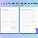 Summer Holiday Planner Travel Itinerary Journal Printable Travel ...