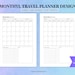 Summer Holiday Planner Travel Itinerary Journal Printable Travel ...