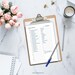 Meal Planner Notepad Weekly Menu Organizer Grocery List Printable Food ...