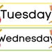Days of the Week Printable Flashcards| Instant Download| Days of the ...