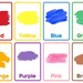 Colorful Printable Flashcards| Instant Download| Basic Colors ...