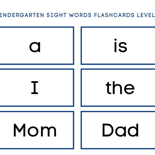 Sight Words Printable - Etsy