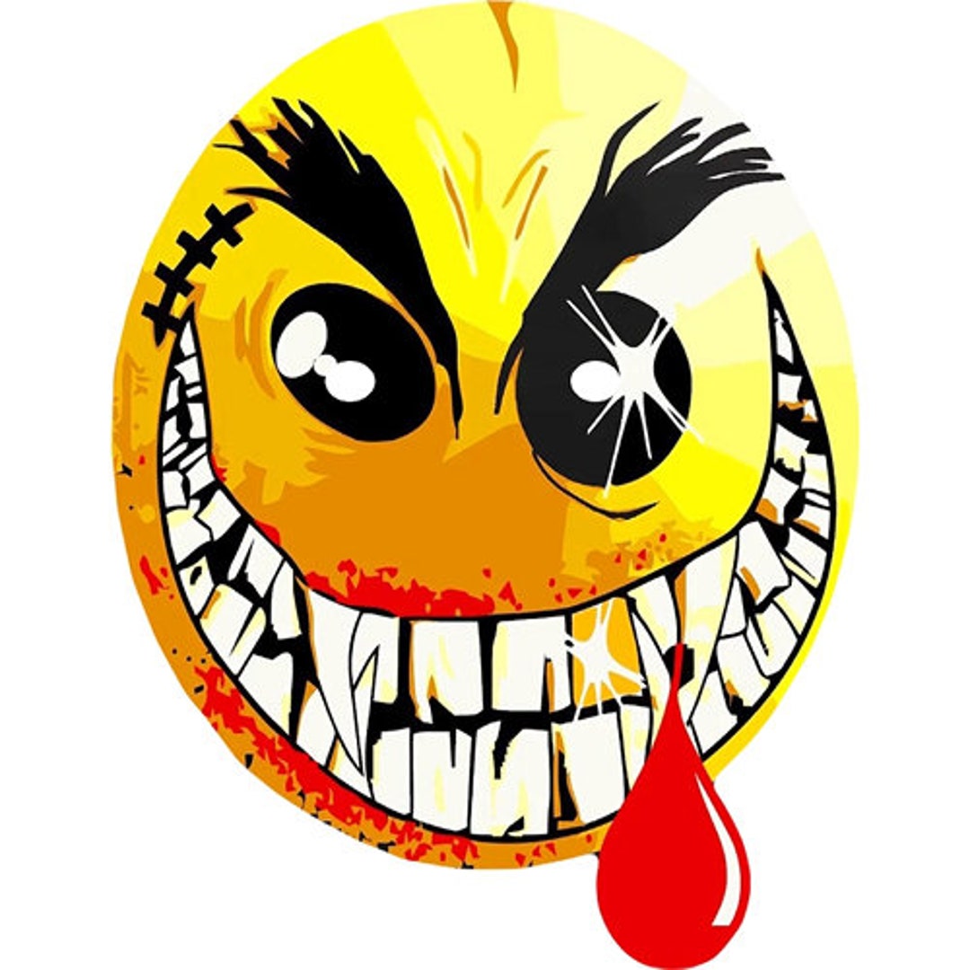 Halloween Emoji Scary Card Fancy Dress Card Mask Pre-cut & Made by ...