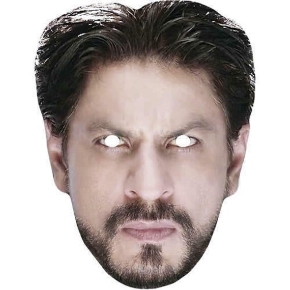 Shah Rukh Khan Celebrity Card Face Mask All Our Masks Are | Etsy