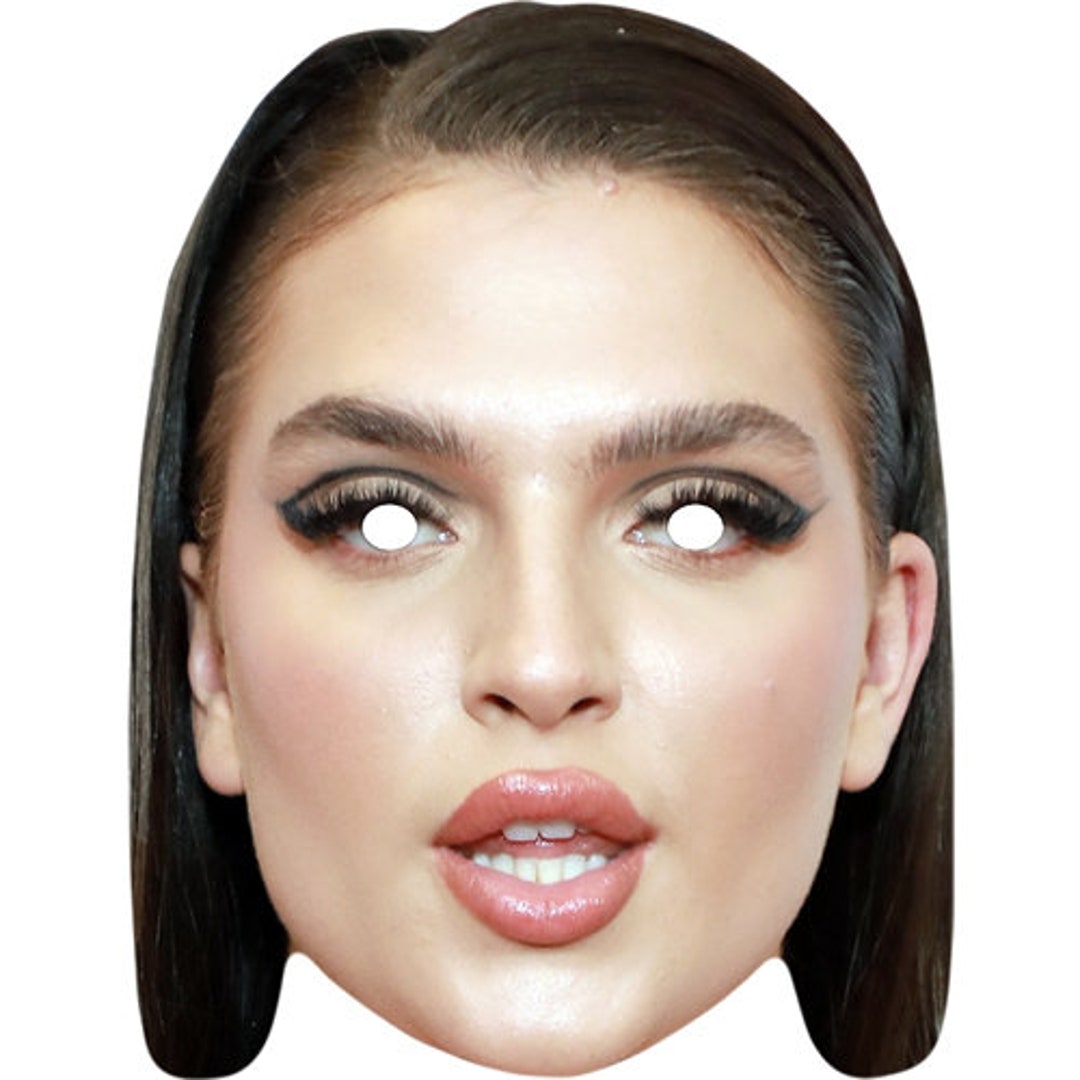 Mae Muller Celebrity Singer Card Mask All Masks Are Ready to Wear-order by 3pm UK for Same Day ...
