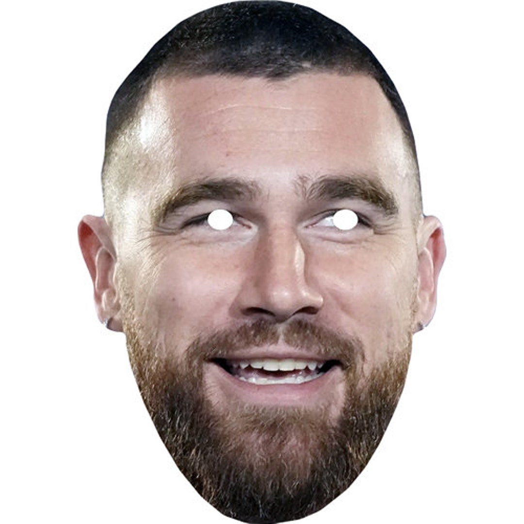 Travis Kelce American Football Celebrity Card Mask All Masks Are Pre ...