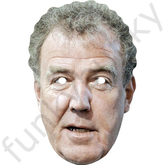 Jeremy Clarkson Celebrity Card Mask All Our Masks Are - Etsy
