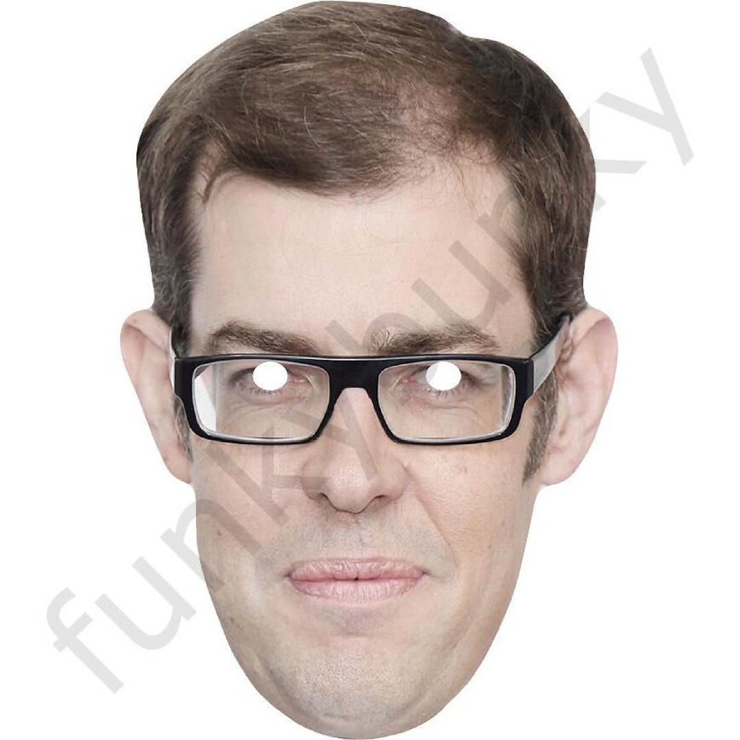 Richard Osman Celebrity Card Face Mask Ready to Wear order by 3pm UK ...