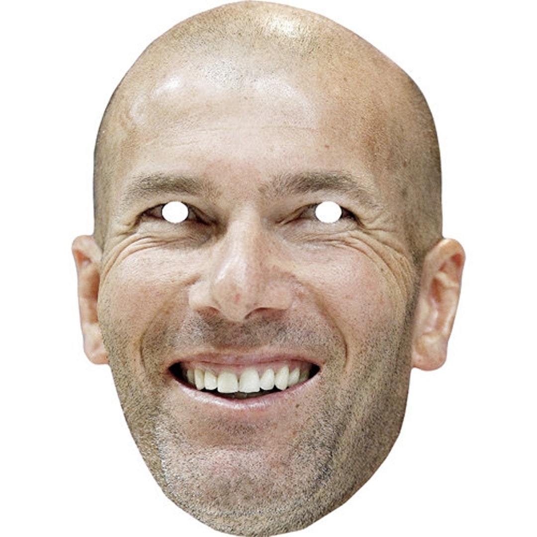 Zinedine Zidane Celebrity Card Football Manager Mask All Masks Are ...