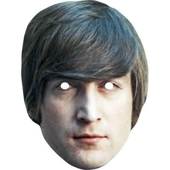 John Lennon Retro Celebrity Card Face Mask All Our Masks - Etsy